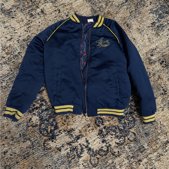 Disney | Jackets & Coats | Disney Princess Belle Beauty Beast Puffer ...